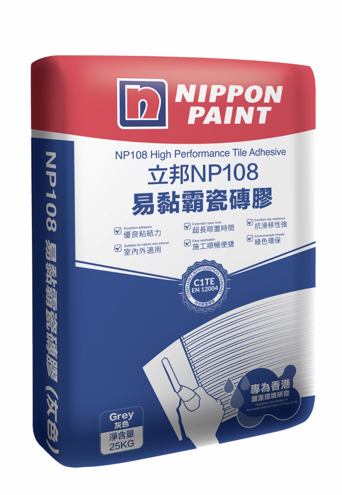 Nippon Paint NP 108 High Performance Tile Adhesive - Nippon Paint (H.K ...