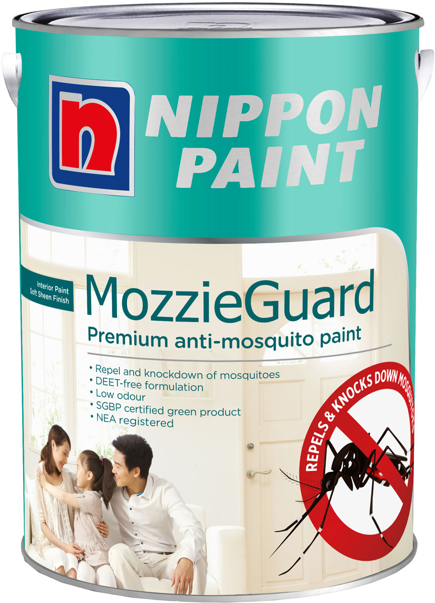 Nippon Paint MozzieGuard Premium Anti-Mosquito Paint - Nippon Paint (H ...